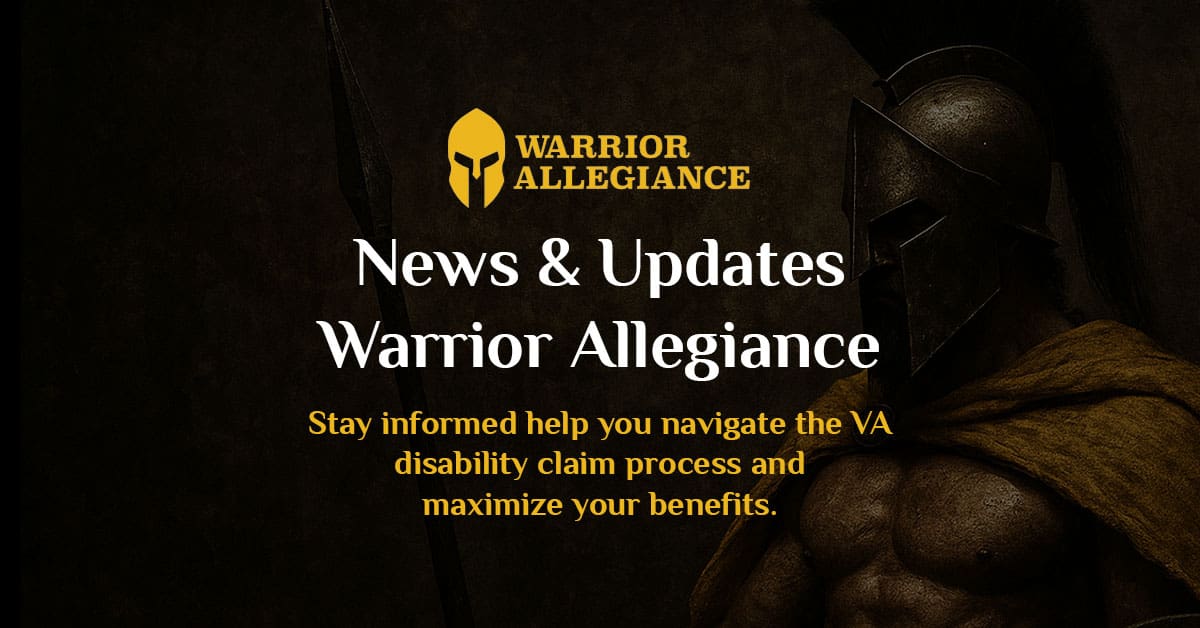Insights - VA Disability Claim Assistance - Warrior Allegiance